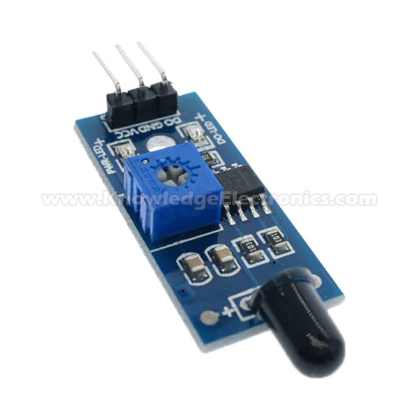 Flame/Fire Sensor Module for digital Output - Knowledge Electronics