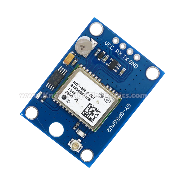 NEO6M GPS Module with EEPROM with Antenna - Knowledge Electronics