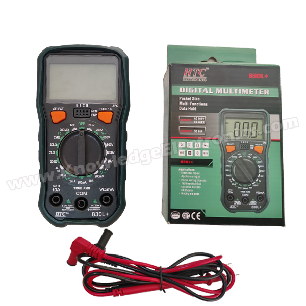 HTC DIGITAL MULTIMETER 830L+ - Knowledge Electronics