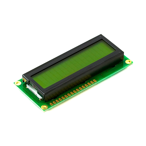 16×2 Alphanumeric LCD Display (Green) - Knowledge Electronics
