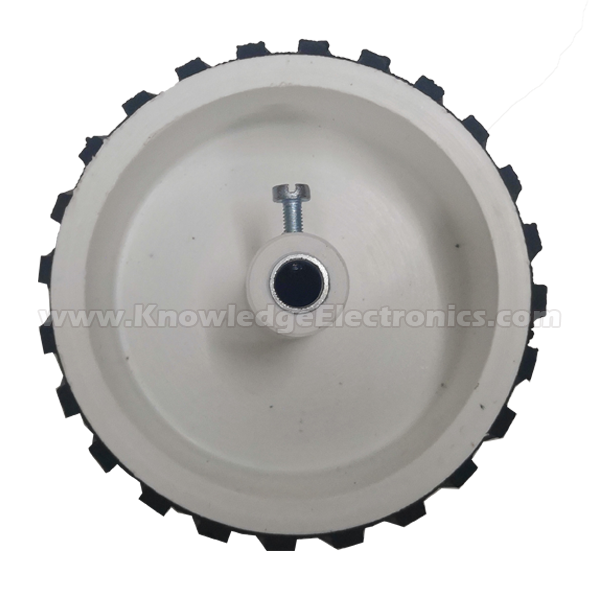 Robot Wheel 7 X 4 CM for Gear Motor - Knowledge Electronics